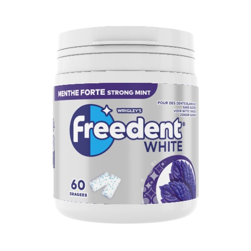 FREEDENT WHite Boîte Menthe forte 60 dragées